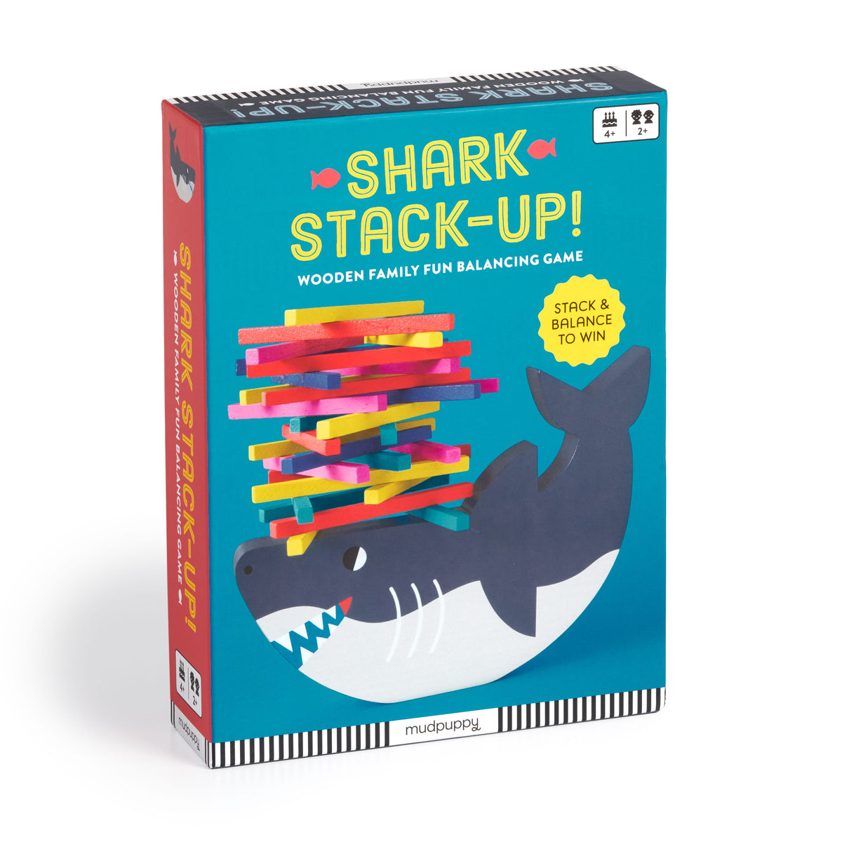 Shark Stack-up! Wooden Balancing Game – Mudpuppy