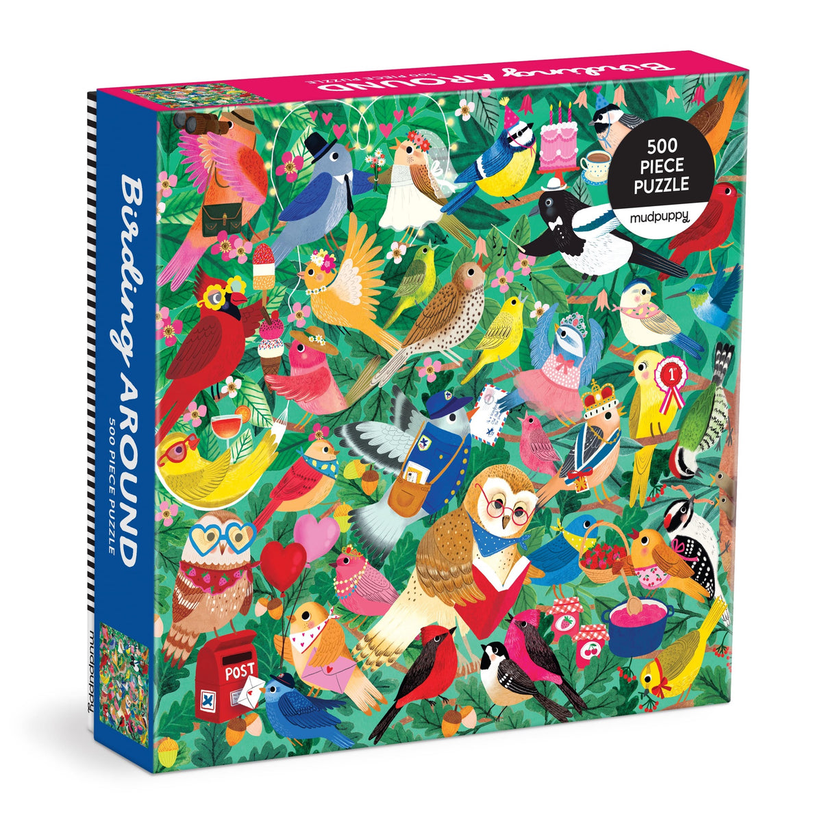 Birding Around 500 Piece Family Puzzle – Mudpuppy