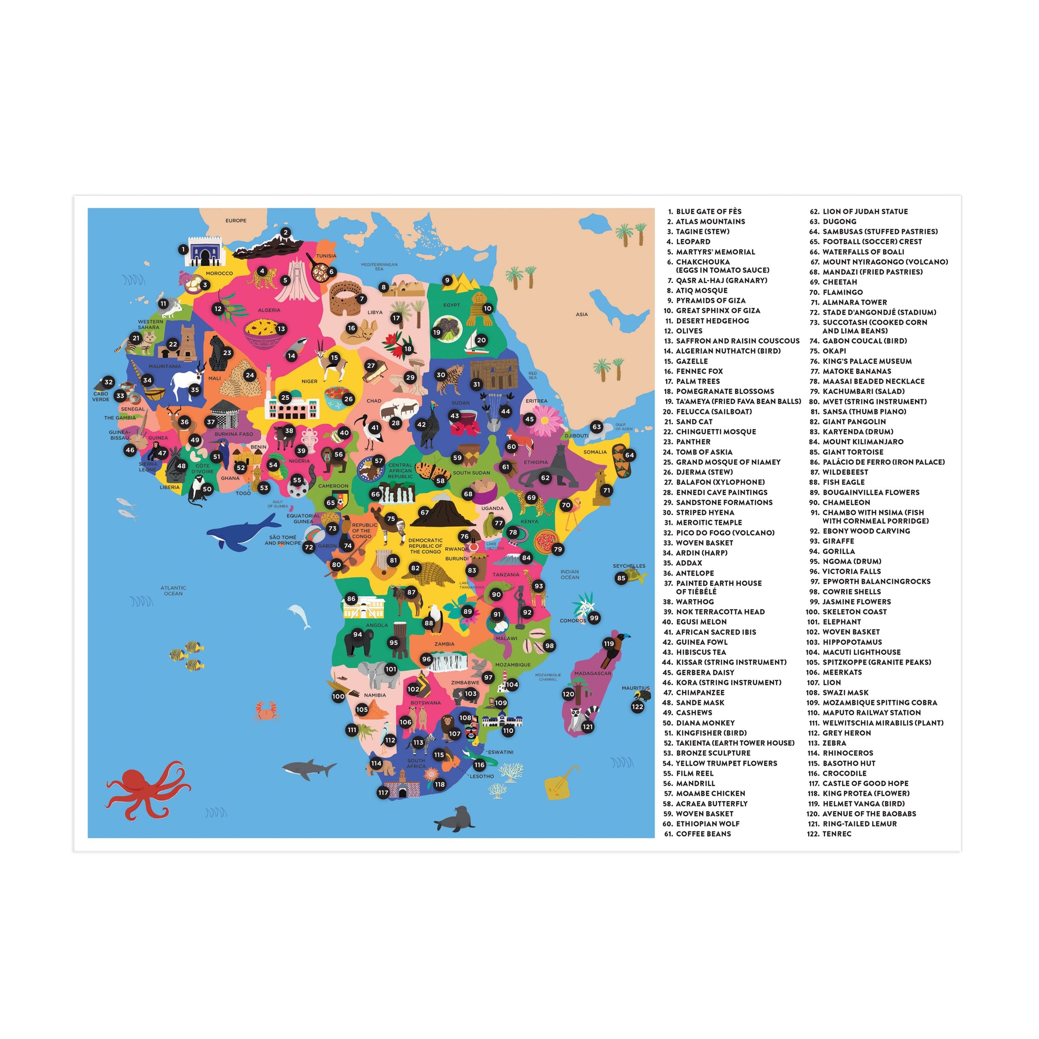 Geography Map Of Africa