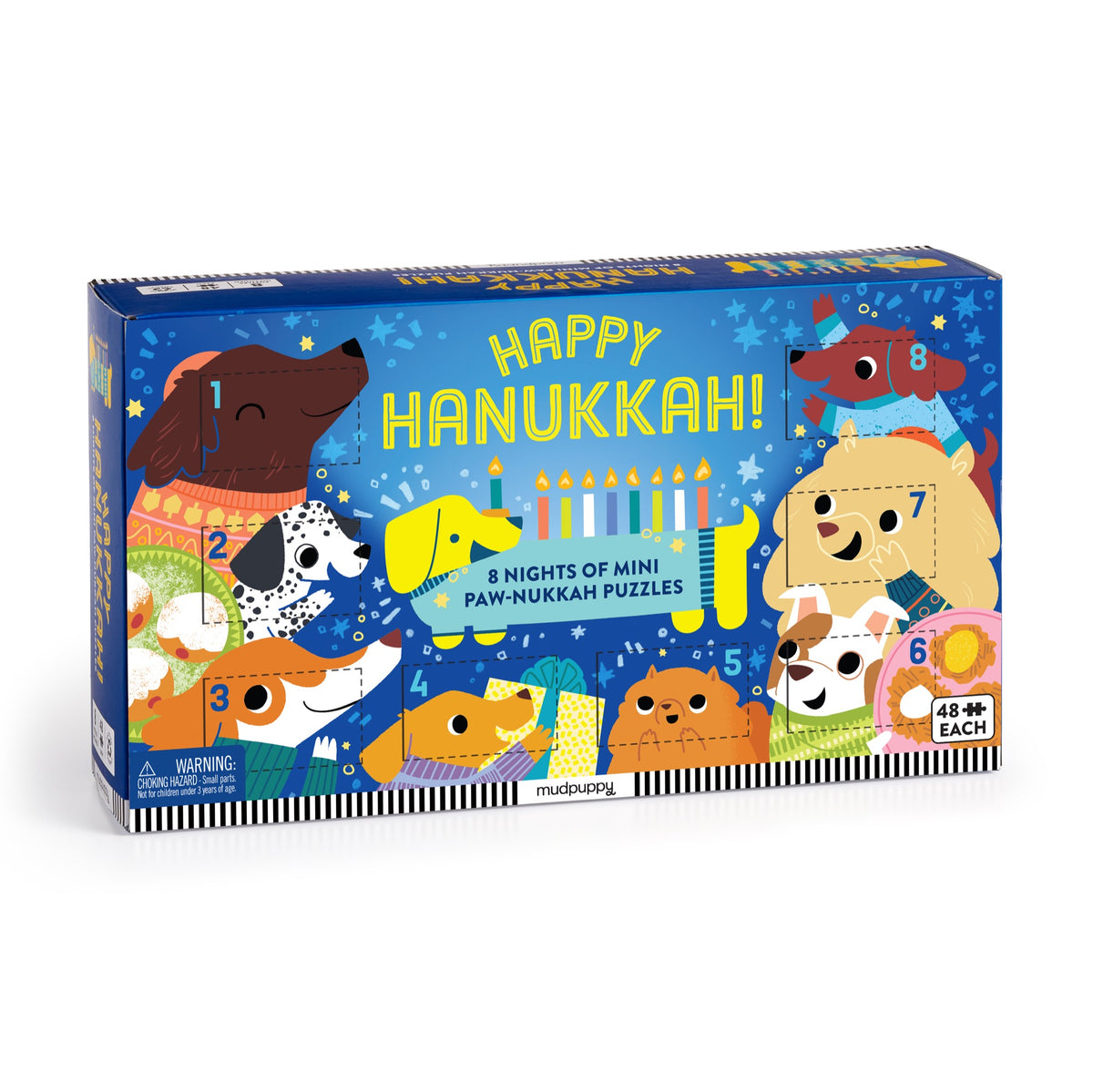 Happy Hanukkah! Countdown Puzzle Set – Mudpuppy