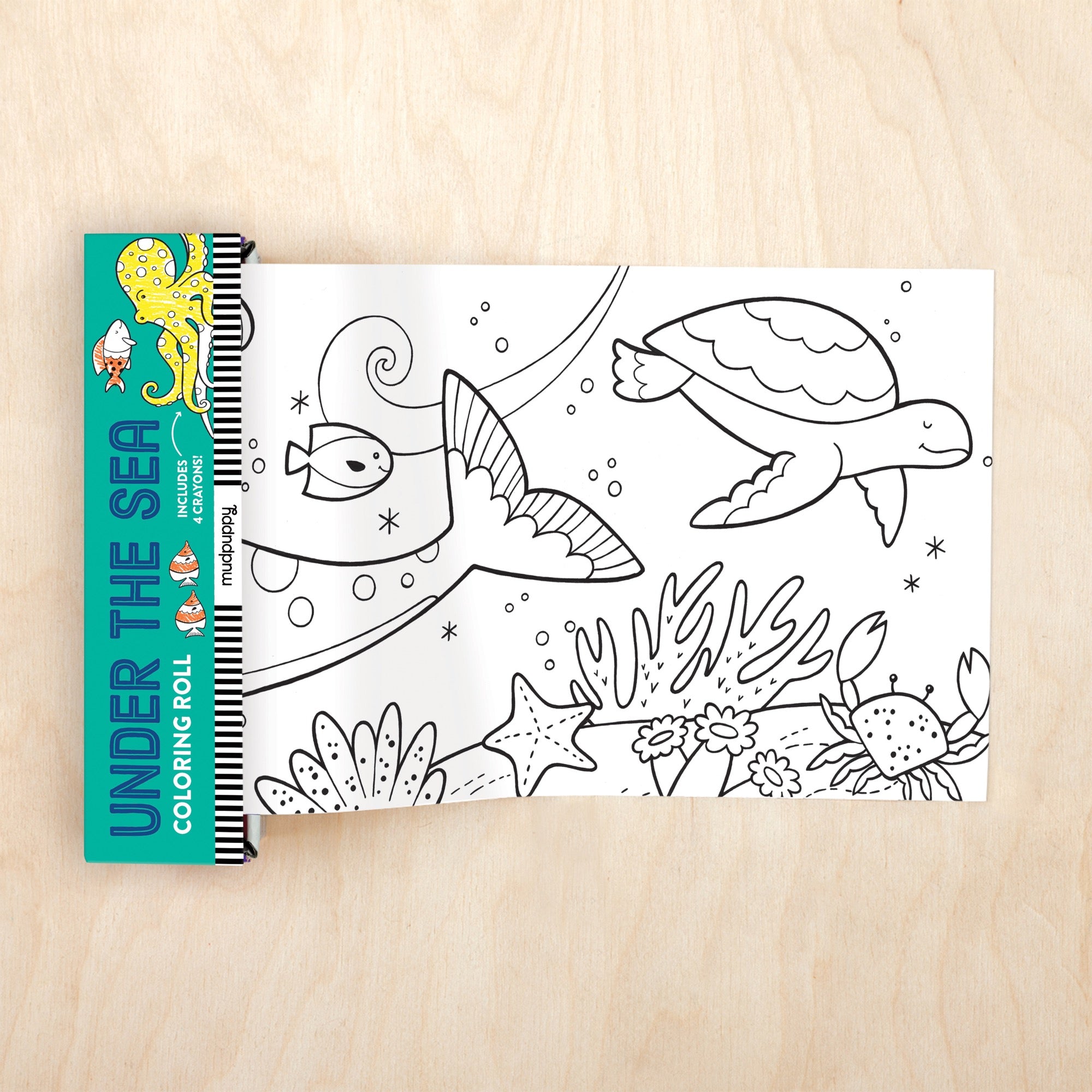 under the sea coloring book