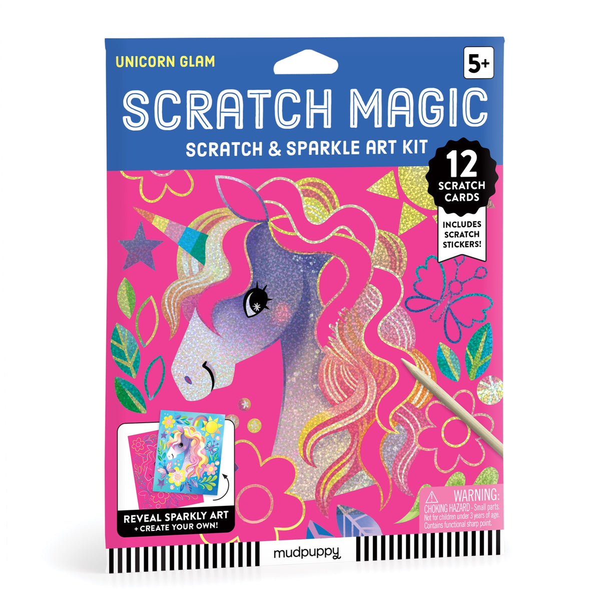 Unicorn Glam Scratch Magic – Mudpuppy