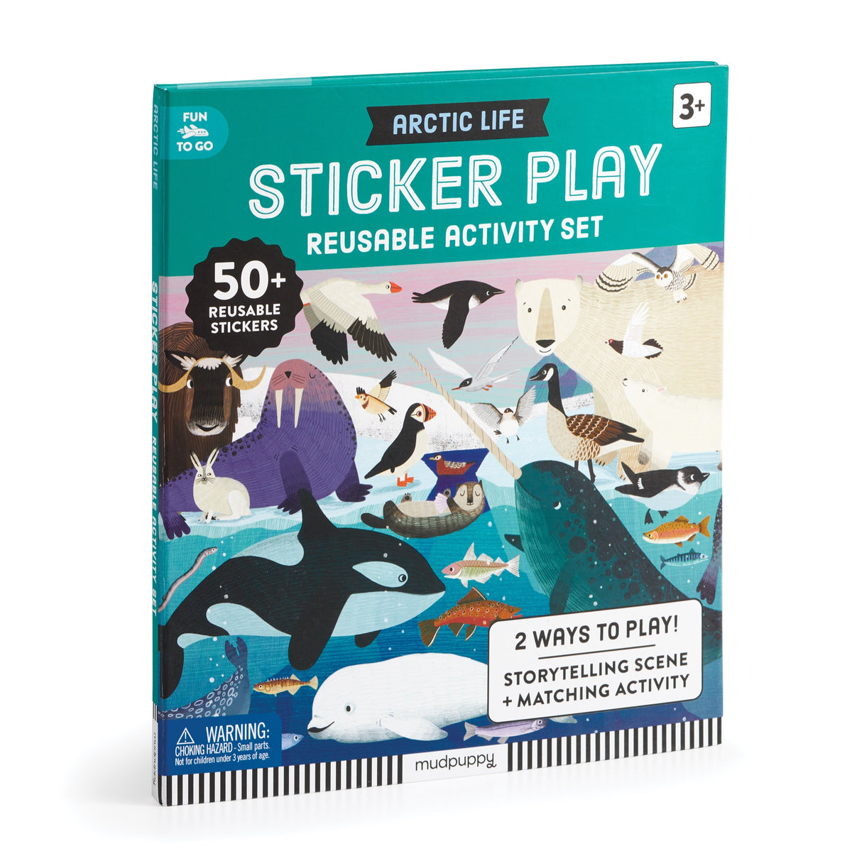 Arctic Life Sticker Play Reusable Activity Set – Mudpuppy